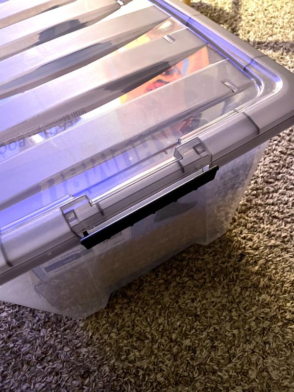 IRIS USA 53 Quart Stack & Pull Clear Storage Box, Gray, 5 Pack - Macy's