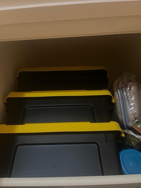 IRIS 6-Pack Heavy Duty Plastic Storage Box Small 3-Gallon s (12-Quart ...