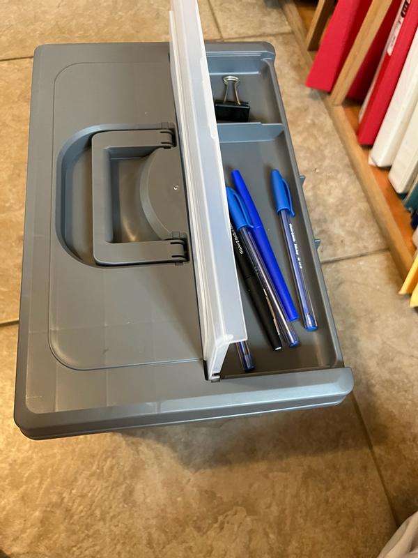IRIS Plastic File Box Letter Size 4Pk in the Plastic Storage Containers ...