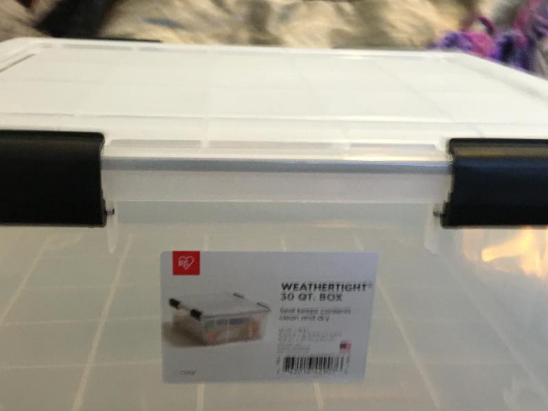 Iris 30 Quart Weather tight Storage Box, 6 Pack - Macy's