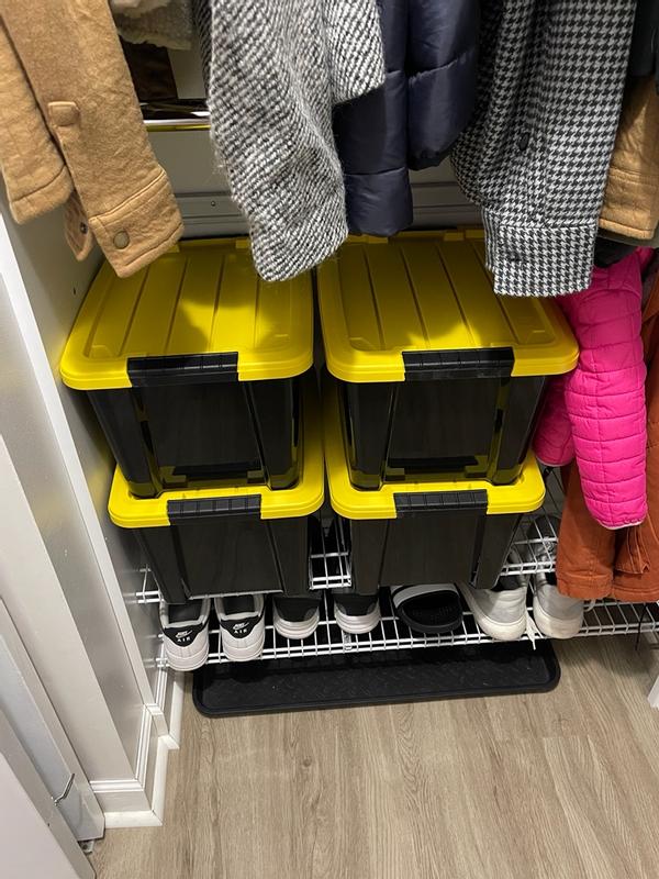 IRIS 6 -Pack Medium 5 -Gallons ( 20 -Quarts ) Yellow Heavy Duty ...