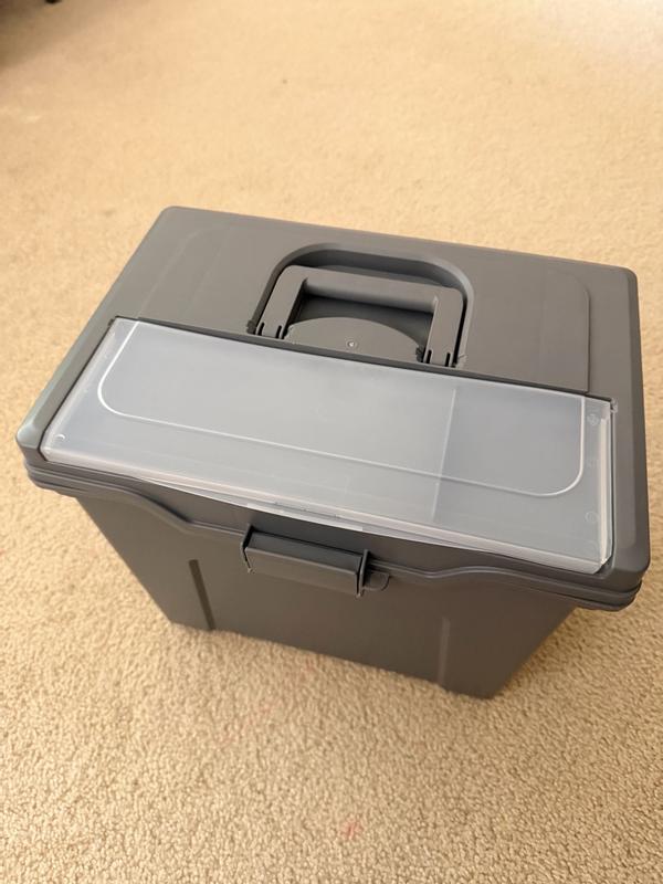 IRIS Plastic File Box Letter Size 4Pk in the Plastic Storage Containers ...
