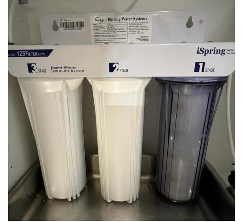 iSpring US31-PF 3-Stage Under Sink Water Filtration System, SGS-Tested ...