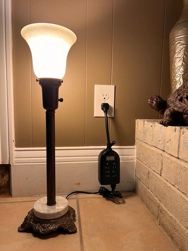 Utilitech 15 -Amps 120-volt Outdoor 2 -Outlet Programmable Countdown ...