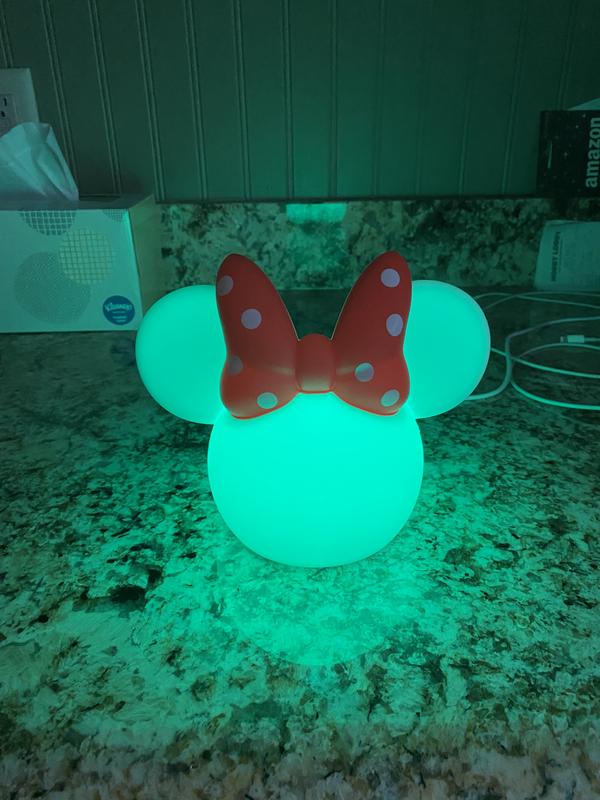 Disney Minnie Mouse Color changing LED Night Light in the Night Lights ...