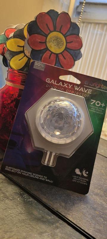 Enbrighten Galaxy Wave Color Changing LED Auto On/Off Night Light 70334 ...