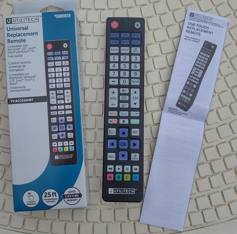 Utilitech 2-Device Universal Remote Control 83691 at Lowes.com