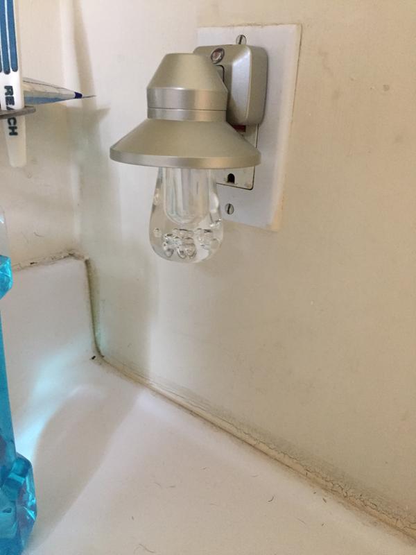 GE Vintage Silver LED Auto On/Off Night Light at Lowes.com