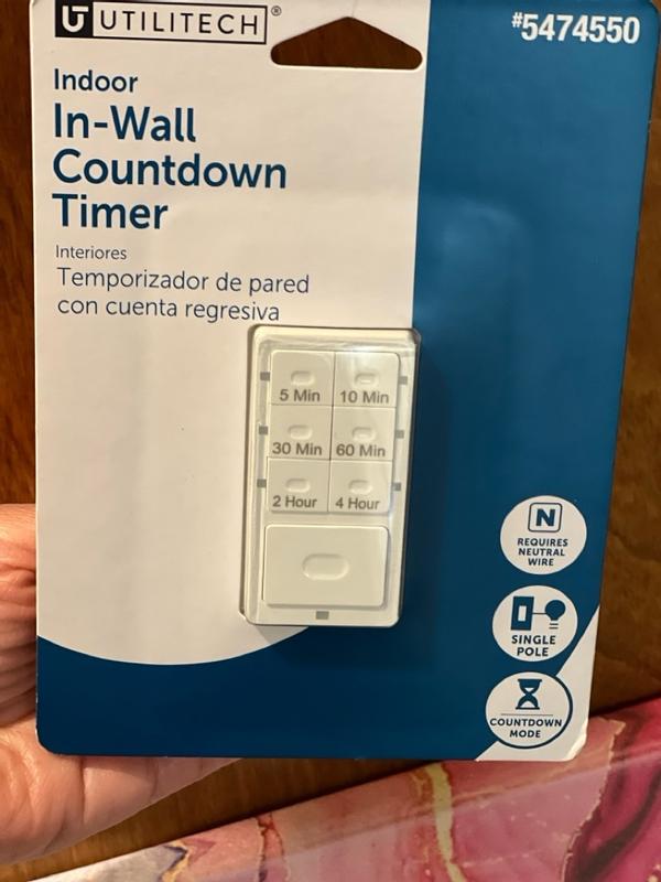 Utilitech 15-Amps 120-volt In-wall Lighting Timer 79754 at Lowes.com
