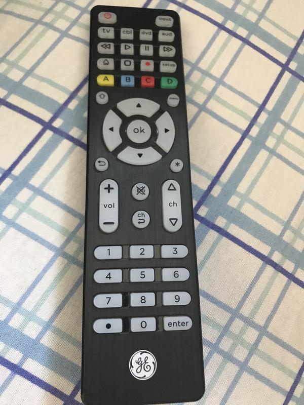 GE 4 -Device Universal Remote Control in the Universal Remotes ...