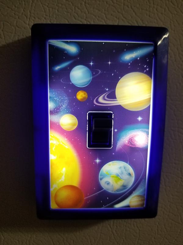 Lights by Night Wall Switch Planets LED Night Light 73708-T1 at Lowes.com