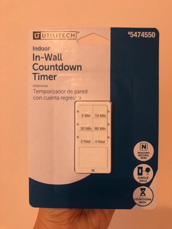 Utilitech 15-Amps 120-volt In-wall Lighting Timer 79754 at Lowes.com