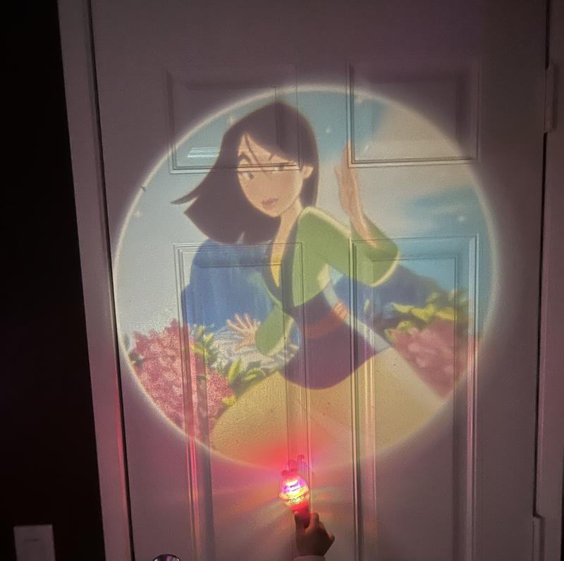 Projectables Disney Princess Cinderella, Belle, Rapunzel Pink LED Auto ...