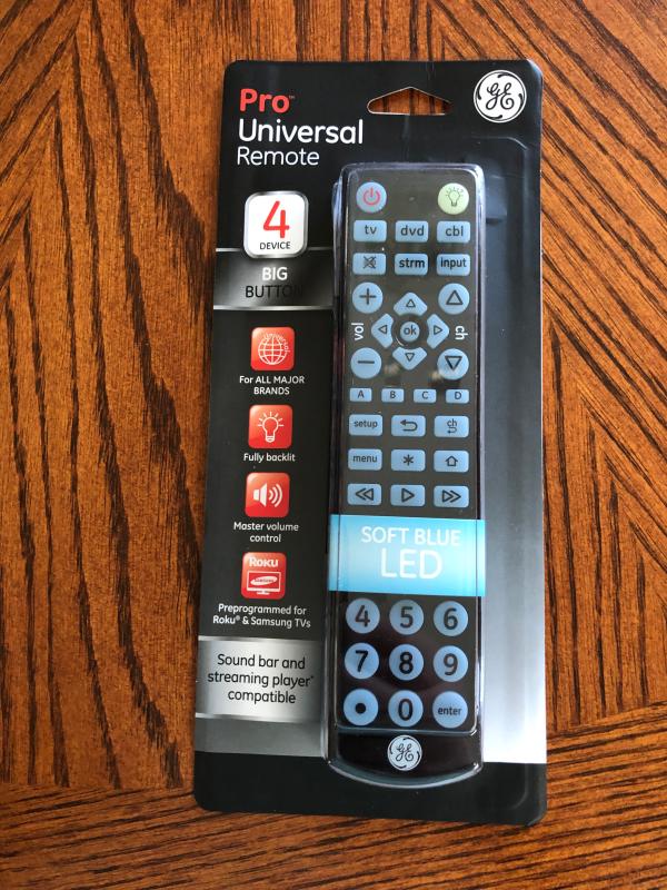 GE 4 -Device Universal Remote Control in the Universal Remotes ...