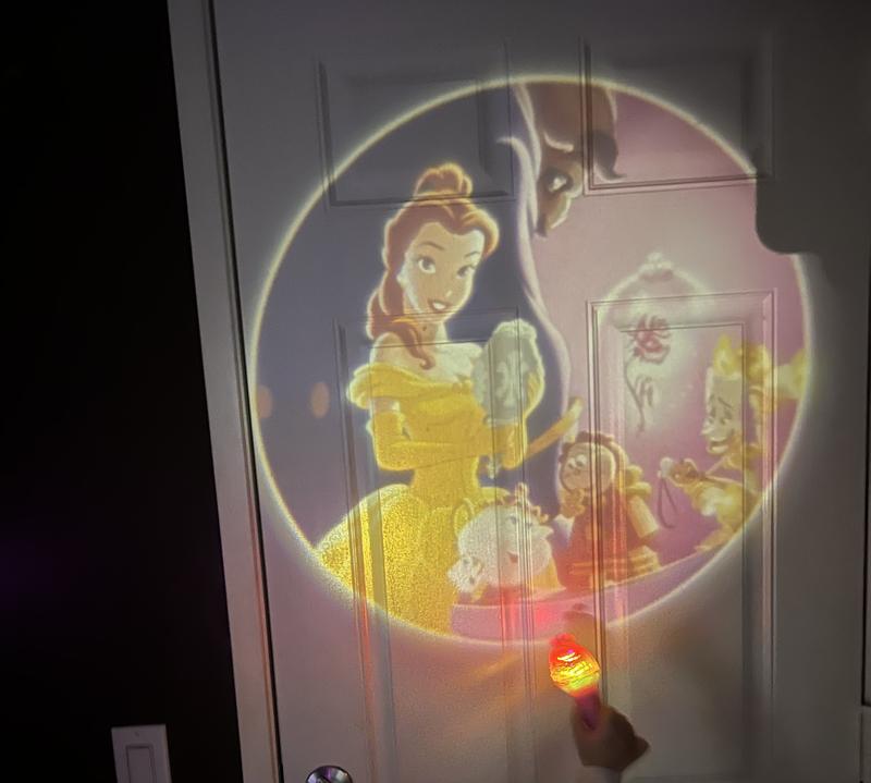 Projectables Disney Princess Cinderella, Belle, Rapunzel Pink LED Auto ...