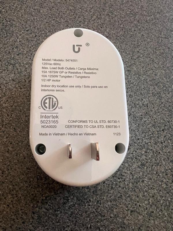 Utilitech 15-Amps 120-volt Plug-in Lighting Timer 78468 at Lowes.com