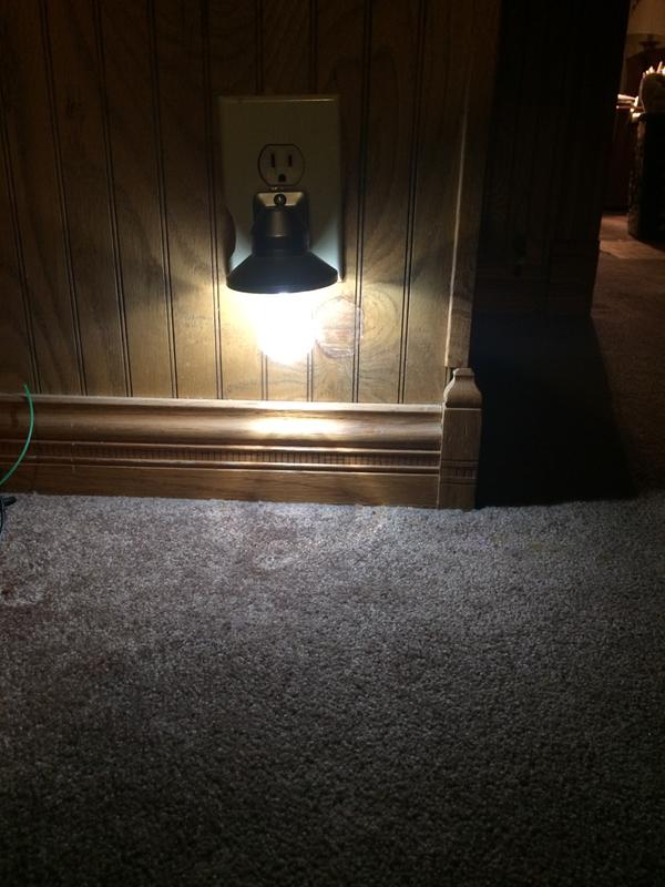 GE Vintage Silver LED Auto On/Off Night Light at Lowes.com
