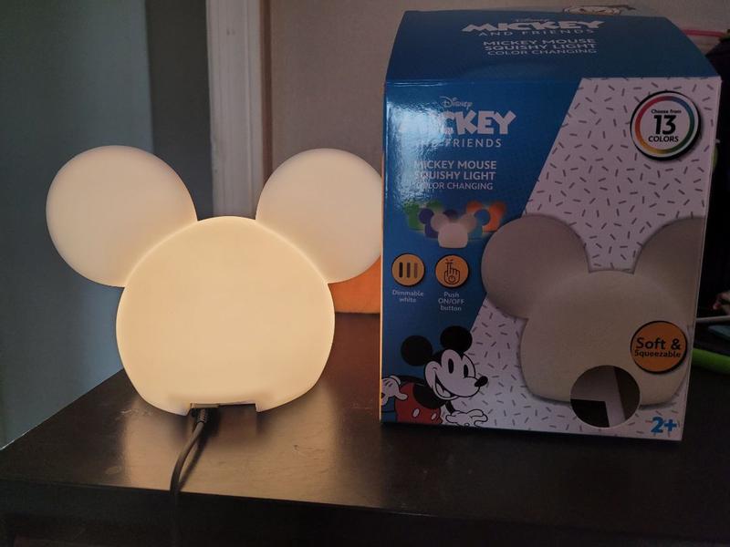 Disney Mickey Mouse Color changing LED Night Light in the Night Lights ...