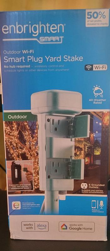 myTouchSmart 125 Volts 6-Outlet Outdoor Smart Plug 78428-DI1 at Lowes.com