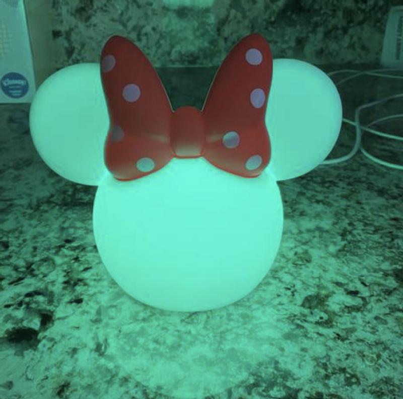 Disney Minnie Mouse Color changing LED Night Light in the Night Lights ...