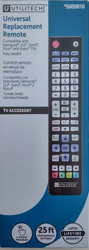 Utilitech 2-Device Universal Remote Control 83691 at Lowes.com