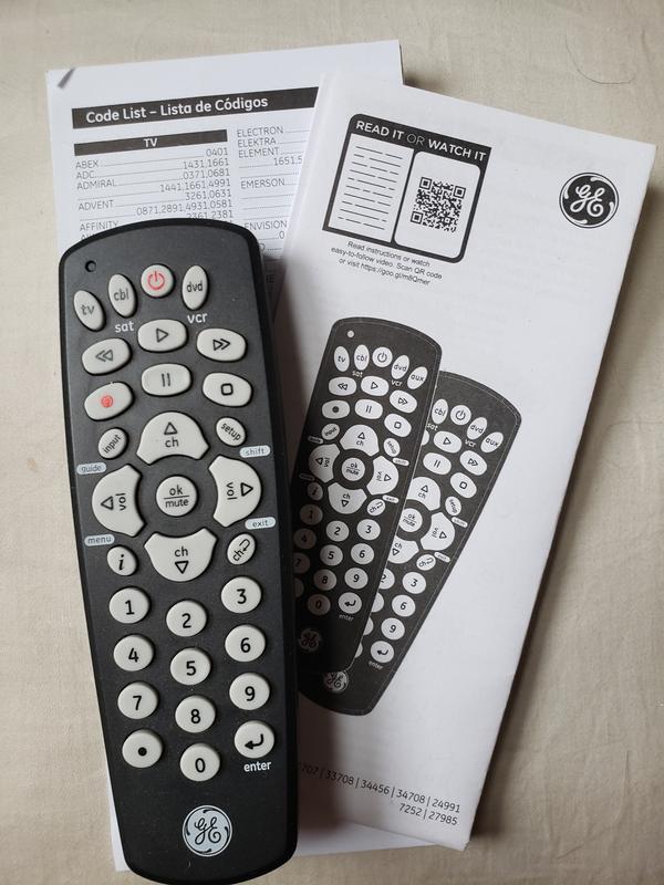 GE 3-Device Universal Remote Control 34456 at Lowes.com