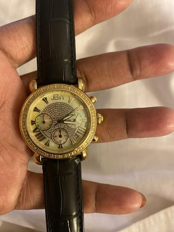 JBW Women's Victory Diamond (1/6 ct.t.w.) Stainless Steel Watch - Macy's