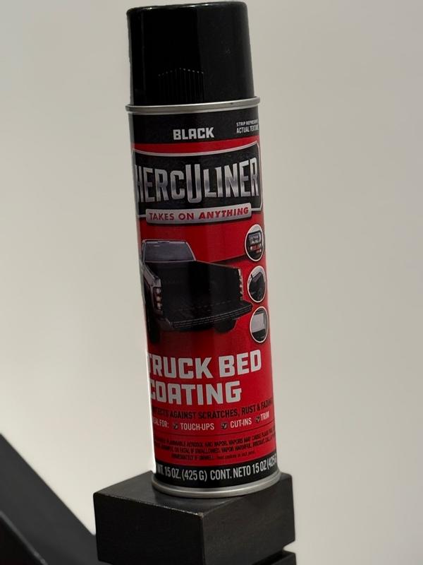 HERCULINER Black Aerosol Bed Liner | 15 oz Polyurethane | Skid ...