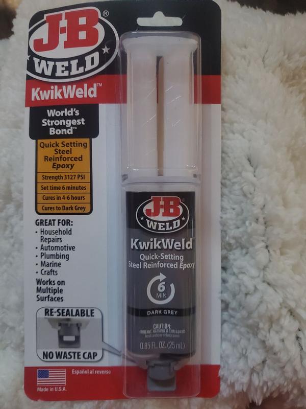 Kwik Uses J-B Weld KwikWeld Steel Epoxy (3-Pack) - Fast-Setting Metal ...
