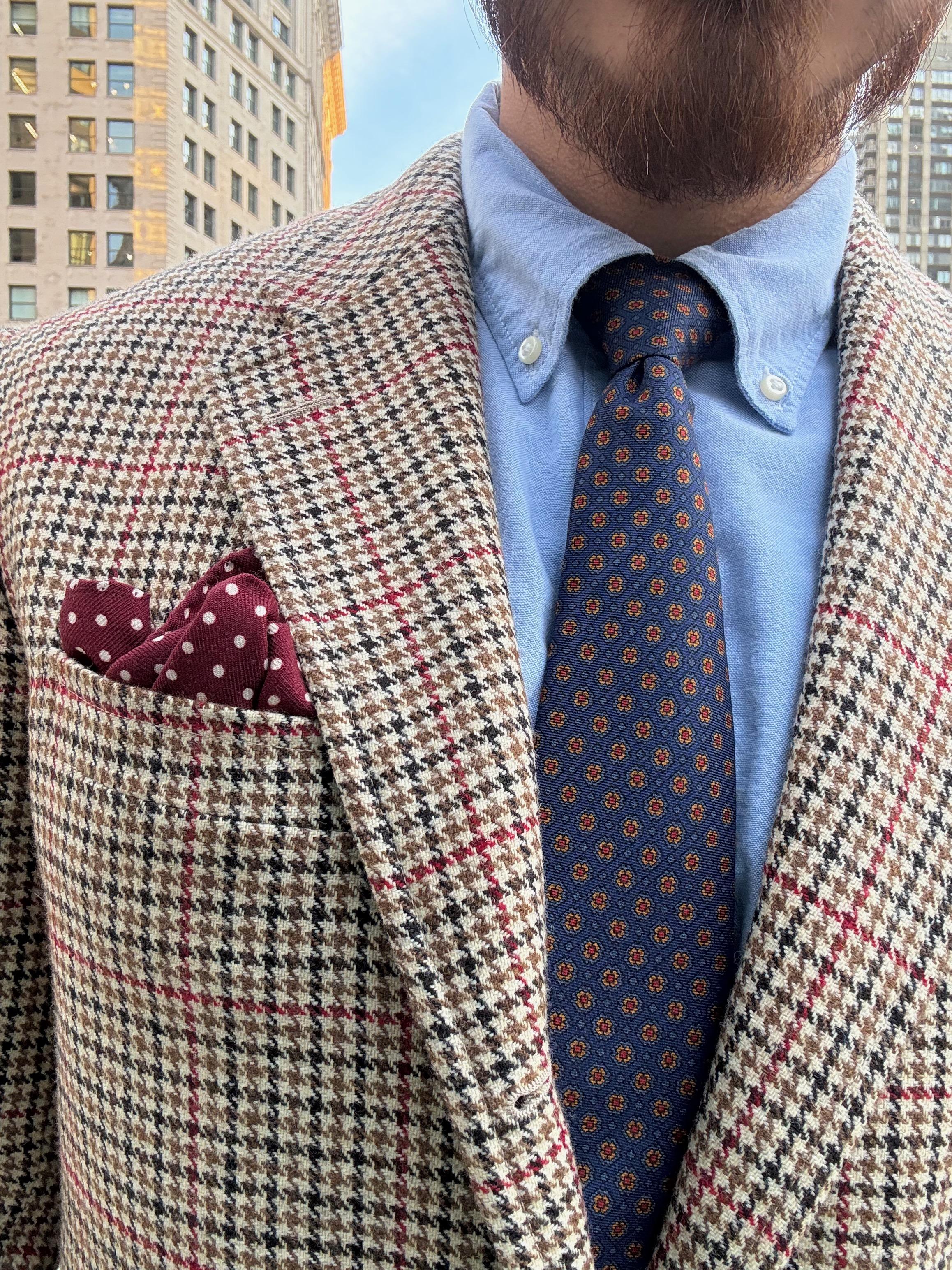 English Silk Tie In Madder For Men | J.Crew