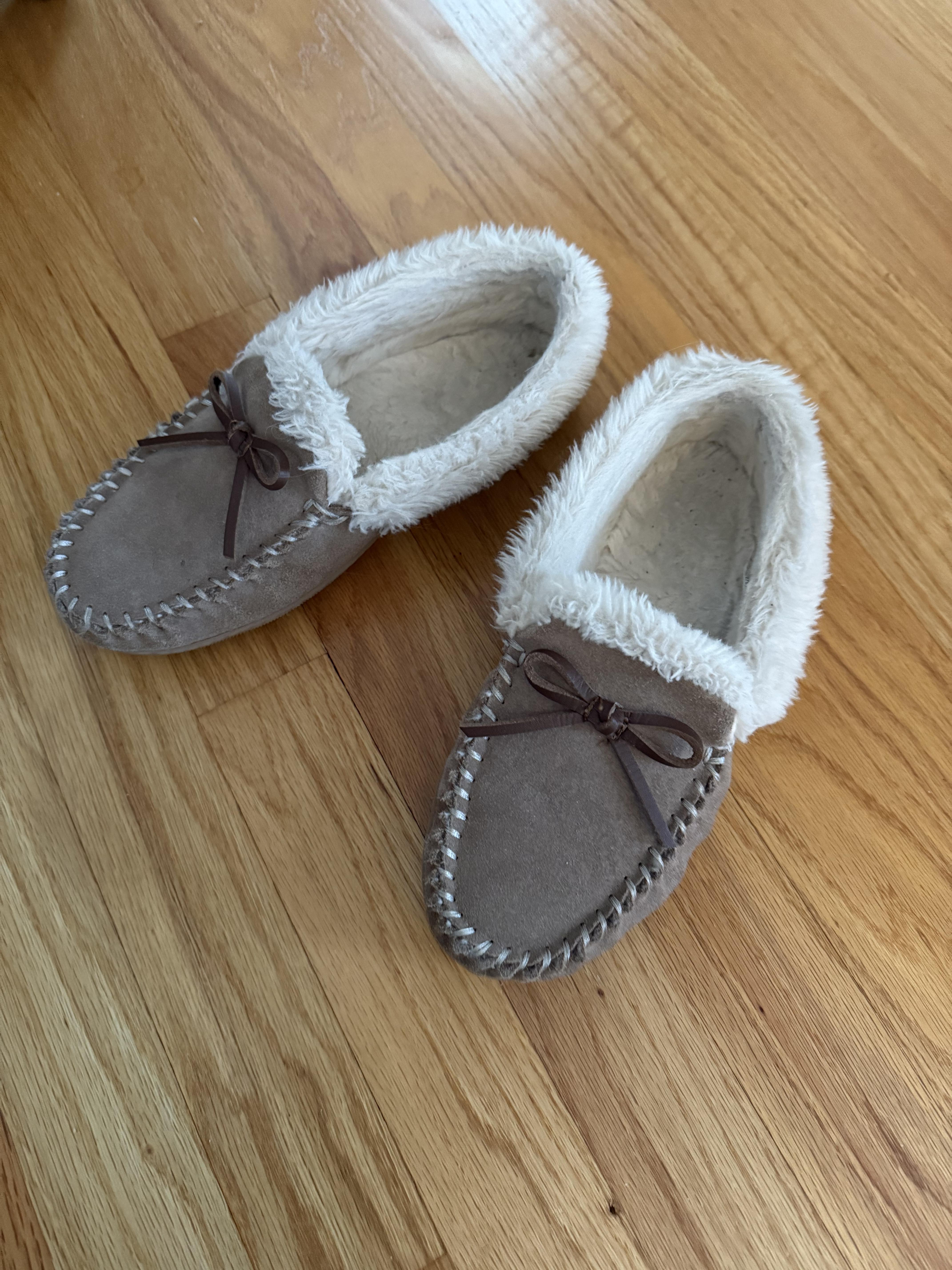 Factory: Heathered Faux-shearling Moccasin Slippers For Women Factory: Heathered Faux-shearling Moccasin Slippers For Women