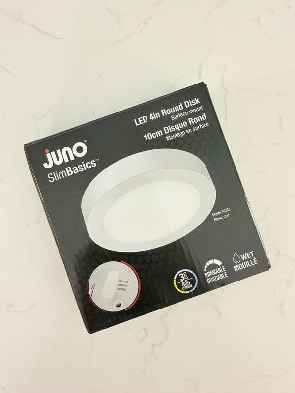 Juno JSBC Matte White 6-in 1000 -Lumens Switchable white Round Dimmable ...