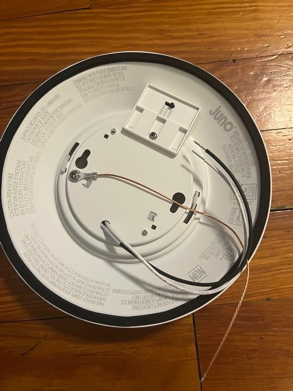 Juno JSBT 6-in White LED Flush Mount Light ENERGY STAR (6-Pack ...