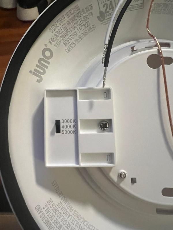 Juno JSBT 6-in White LED Flush Mount Light ENERGY STAR (6-Pack ...