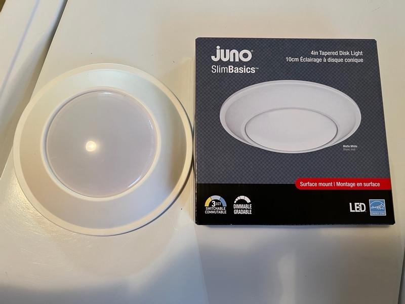 Juno JSBT 6-in White LED Flush Mount Light ENERGY STAR (6-Pack ...