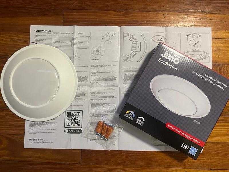 Juno JSBT 6-in White LED Flush Mount Light ENERGY STAR (6-Pack ...