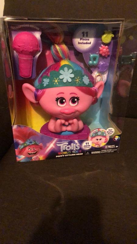 Dreamworks Trolls World tour Poppy Styling Head - 11 Pieces - Macy's