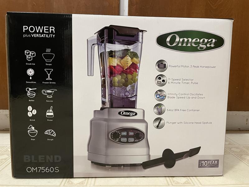 Omega OM7560S 3 Peak HP Blender - Macy's