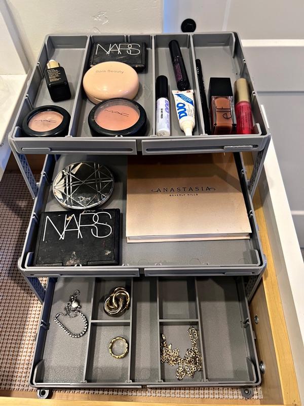 Maxx Blast 3-Drawers Black Plastic Storage Drawer 2.65-in H x 9.8-in W ...