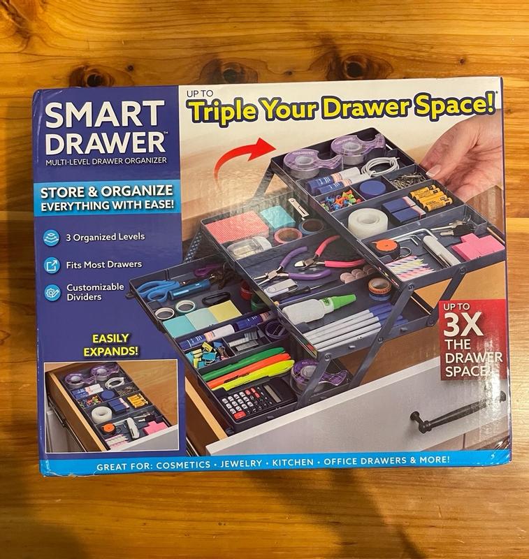 Maxx Blast 3-Drawers Black Plastic Storage Drawer 2.65-in H x 9.8-in W ...