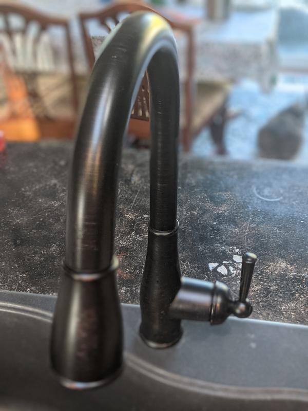 Keeney Polished Chrome Single Handle Pull-down Kitchen Faucet with ...
