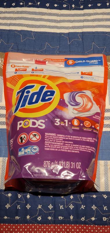 Tide PODS 3 1 Laundry Detergent Spring Meadow Scent 140 Carton White ...