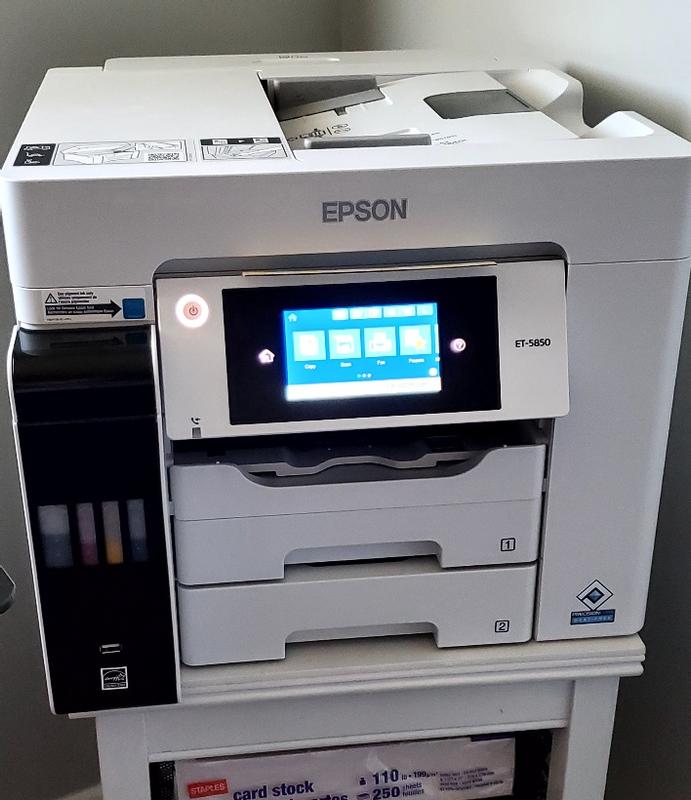 Epson EcoTank Pro ET 5850 SuperTank Wireless Inkjet All In One Color ...