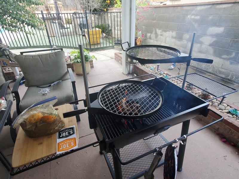 Oklahoma Joe's Firecraft 29-in W Black Barrel Charcoal Grill 23302166 ...