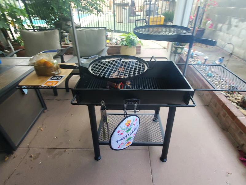 Oklahoma Joe's Firecraft 29-in W Black Barrel Charcoal Grill 23302166 ...