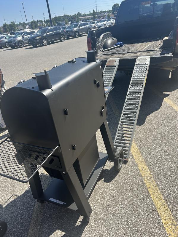 Oklahoma Joe's Marshal 1200-Sq. in BLACK Centerbox Charcoal Smoker in ...