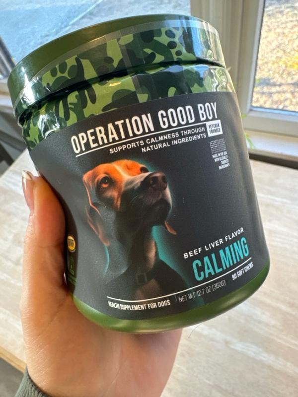Operation Good Boy Calming Supplement for Dogs, 90 ct. Jar at Tractor Supply Co