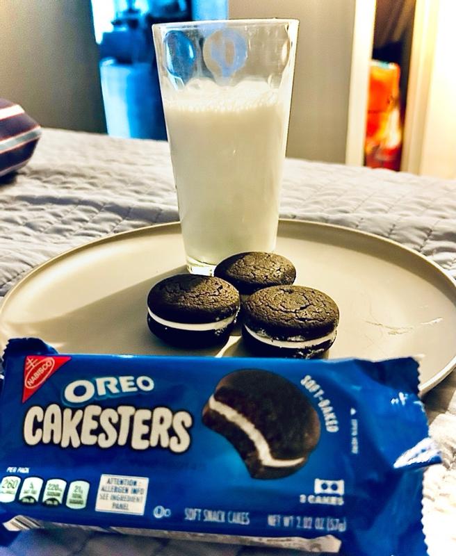 OREO Cakesters Soft Snack Cakes, Snack Packs, 2.02 oz., 18 OREO Cakesters Soft Snack Cakes, Snack Packs, 2.02 oz., 18