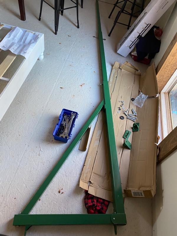 FIRST DEFENSE 11.76-ft x 2.37-ft Green Steel Driveway Gate in the ...