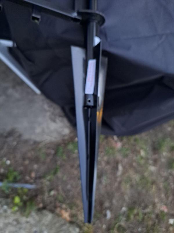 YARDLINK Ambrose 2-ft H x 4-ft W Black Powder Coated Steel No Dig ...